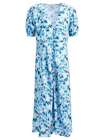 REPLAY Midi Dress Size Polyester - Azure
