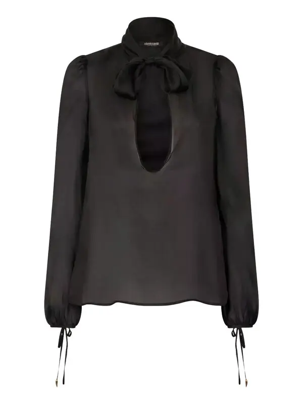 Roberto Cavalli Silk Blouse - Black