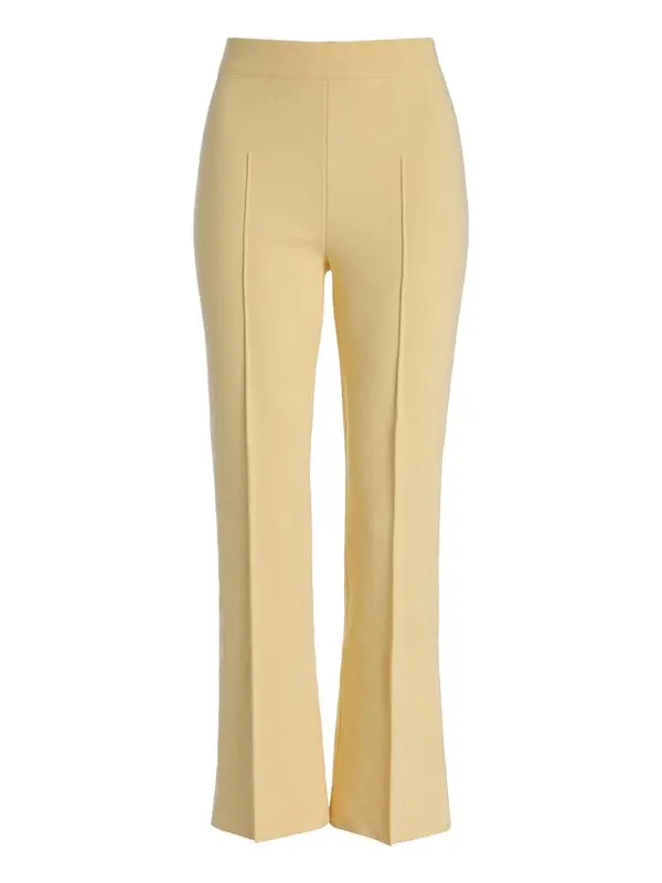 HIGH SPORT Kick Cropped Pants - Yellow