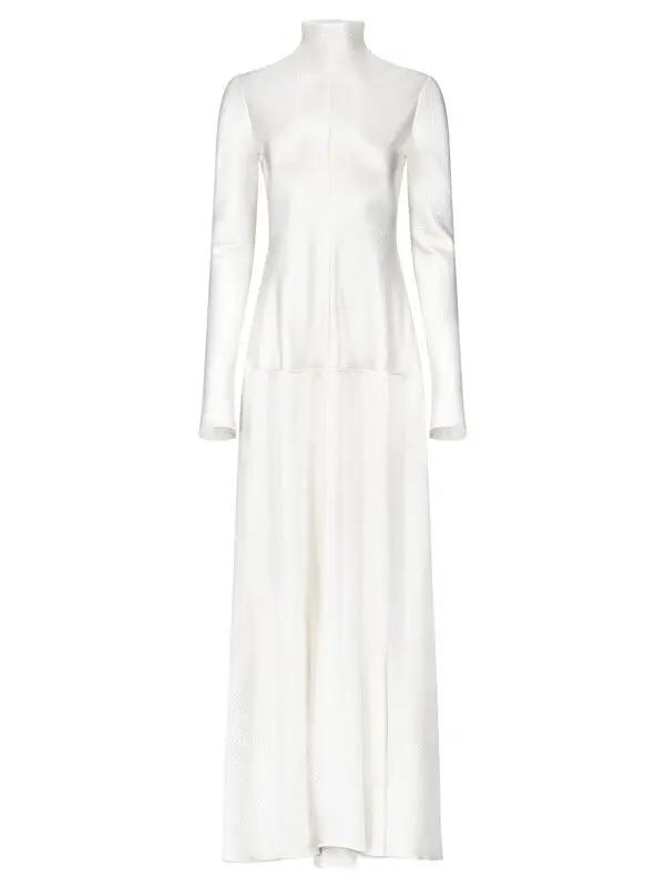 FFORME Mila Satin Maxi Gown - Ivory
