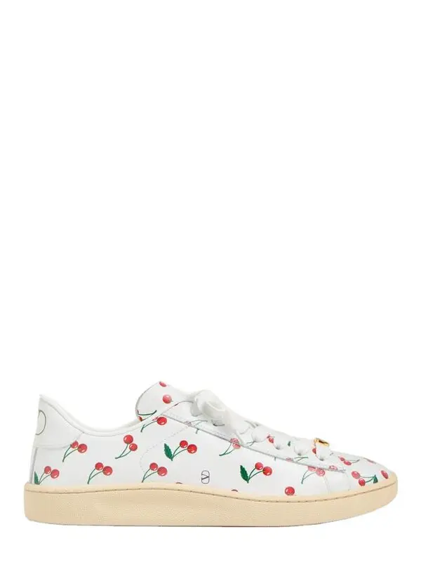 Valentino Garavani Royco Cherryfic Nappa Sneakers - White