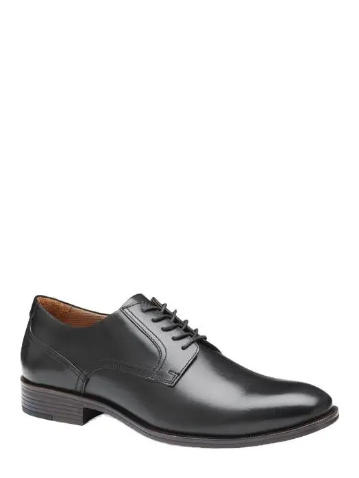 Johnston & Murphy Reeve Leather Derby - Black Full Grain