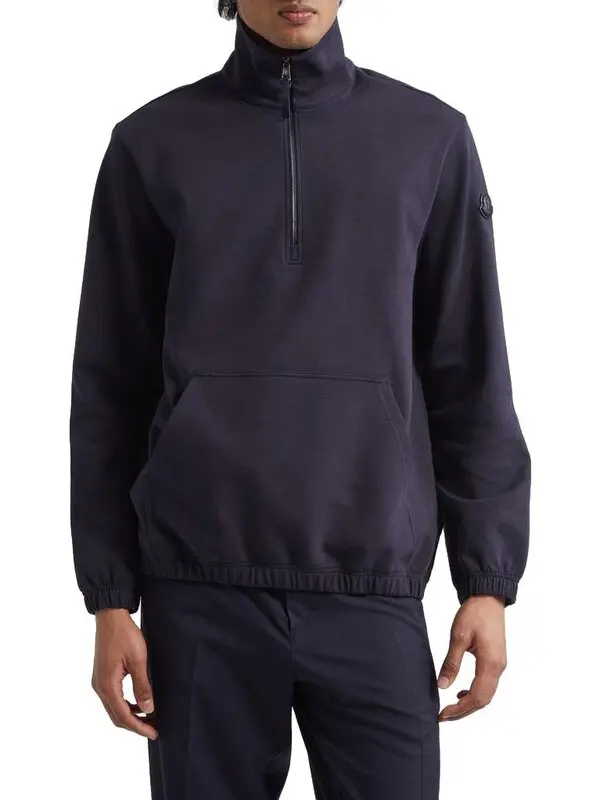 Moncler Half-zip Pullover - Navy