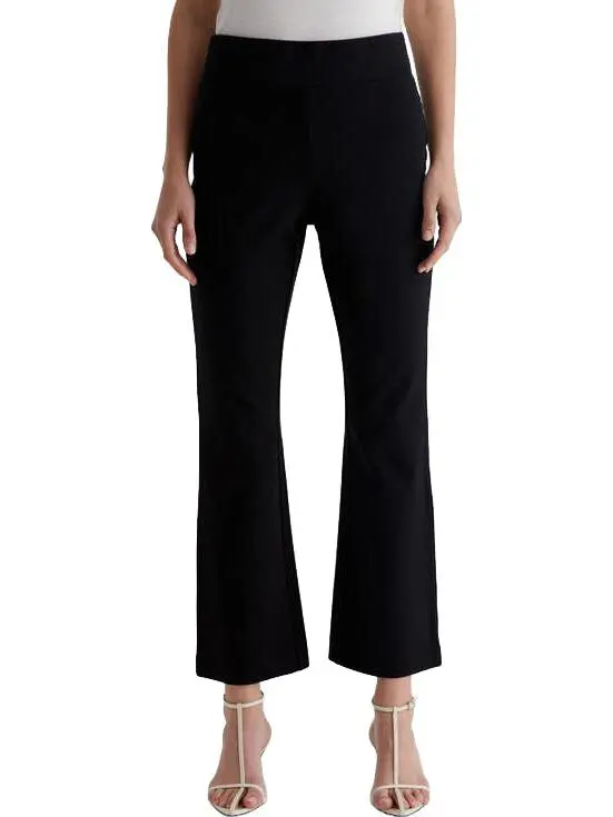 Ag Salma Ankle Flare Trousers - Super Black