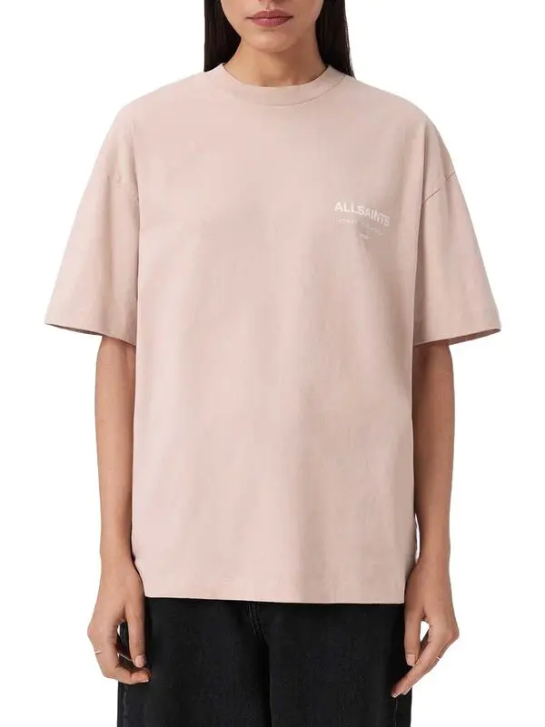 ALLSAINTS Etta Graphic T-shirt - Soft Pink