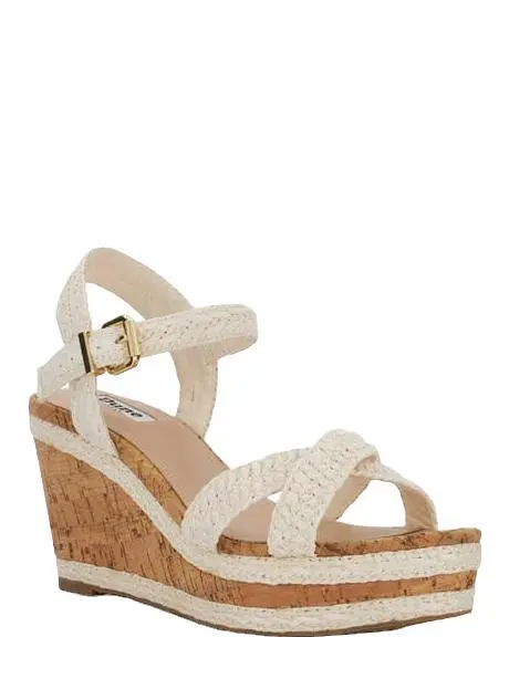 Dune London Kelisa Platform Wedge Sandal - White