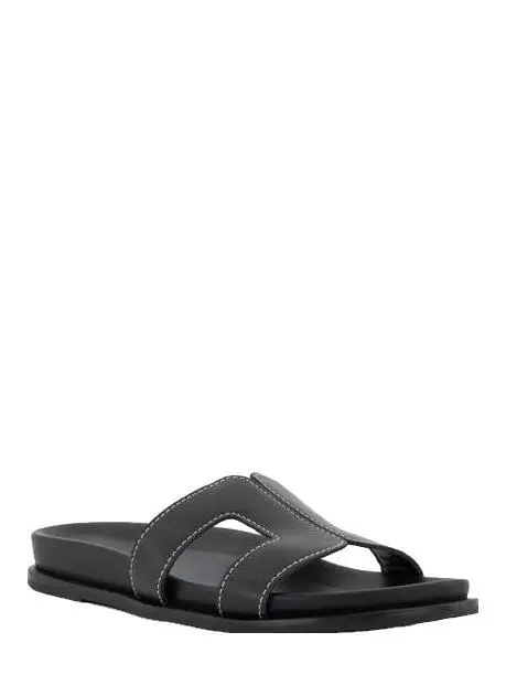 Dune London Loupa Slide Sandal - Black