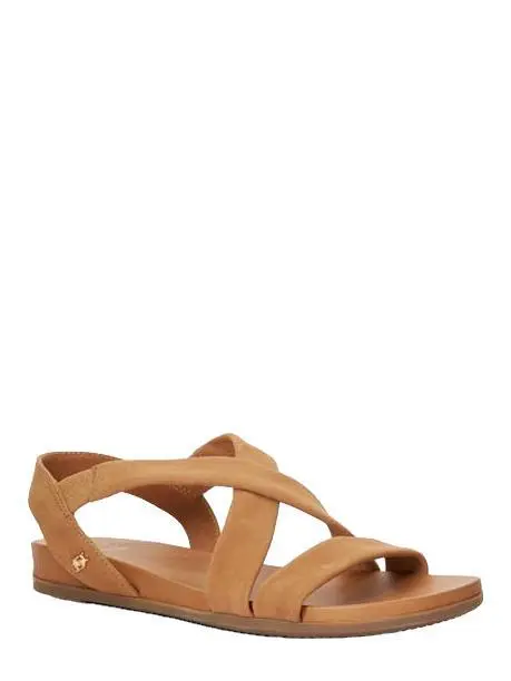 Dune London Landies Wedge Sandal - Camel