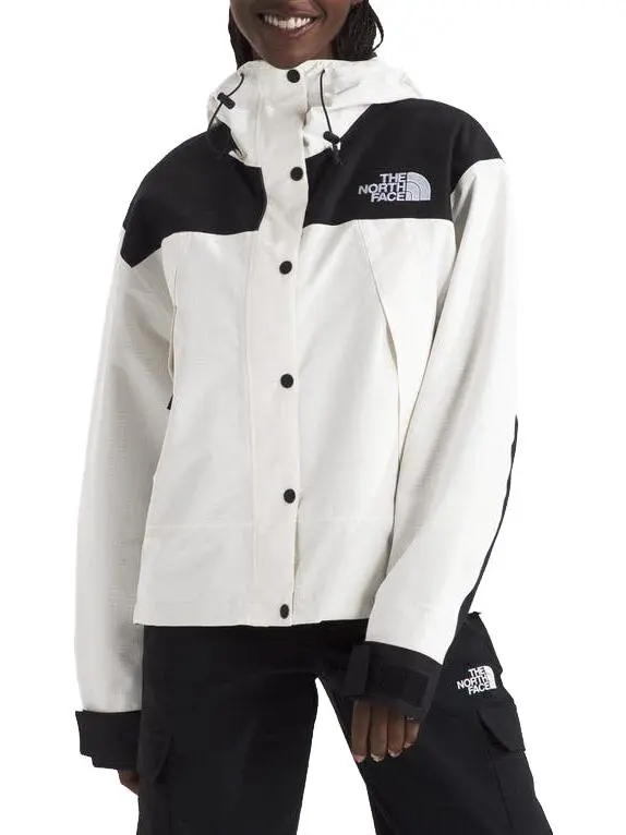 The North Face Dryvent™ Waterproof Mountain Jacket - White Dune Tnf Black