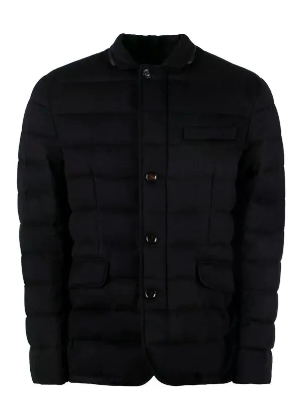 MOORER Padded Jacket - Blue