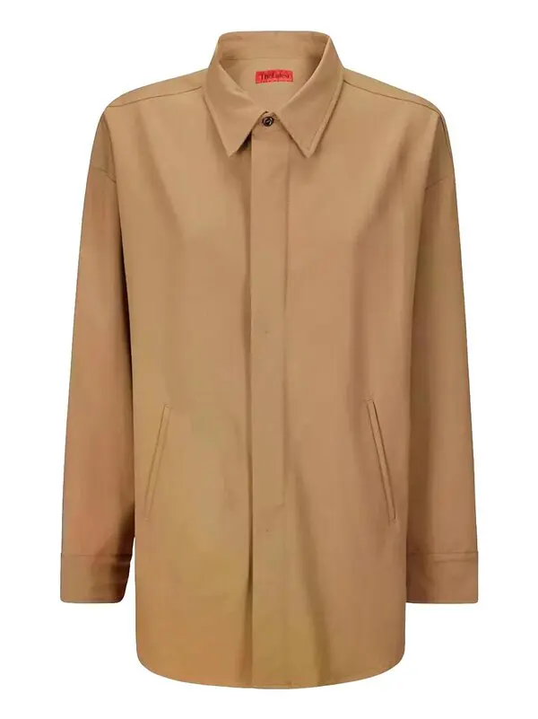 THELATEST Oversized Shirt - Brown