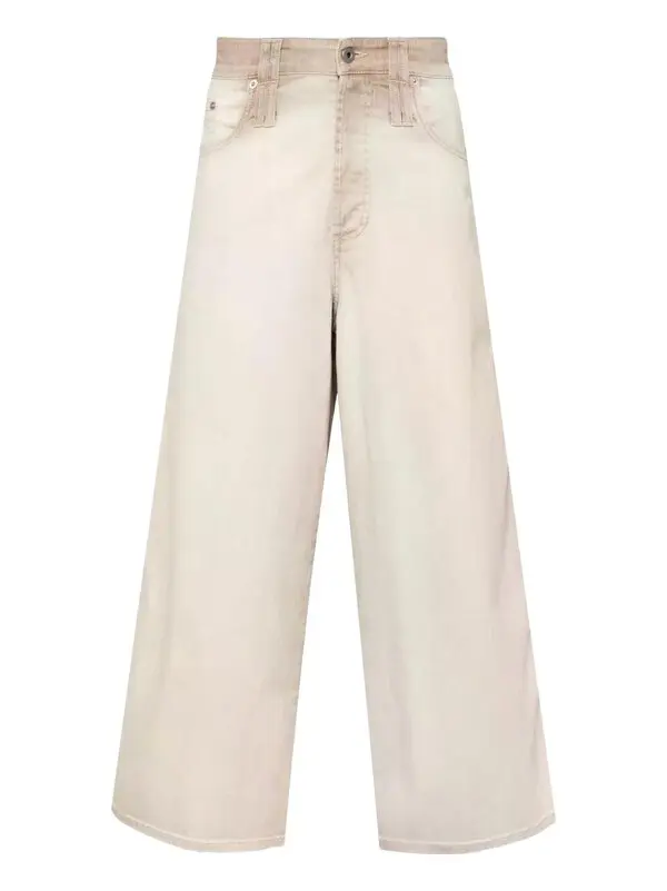 FEDERICO CINA Cropped Straight-leg Trousers - Neutrals
