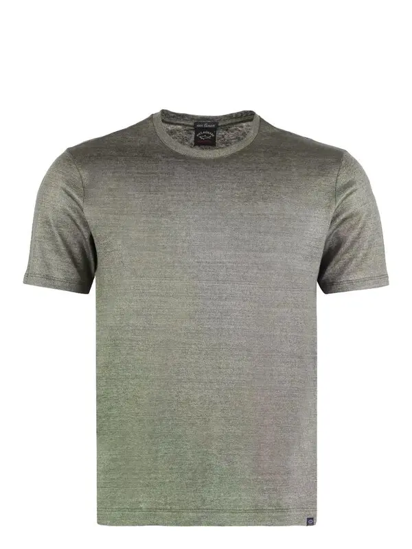 Paul & Shark Linen T-shirt - Green
