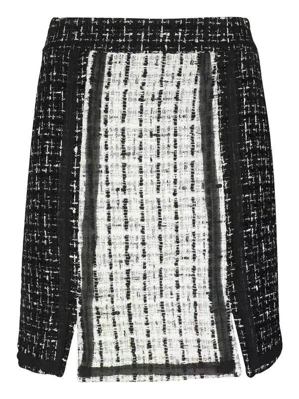 Karl Lagerfeld Bouclé Mini Skirt - Black