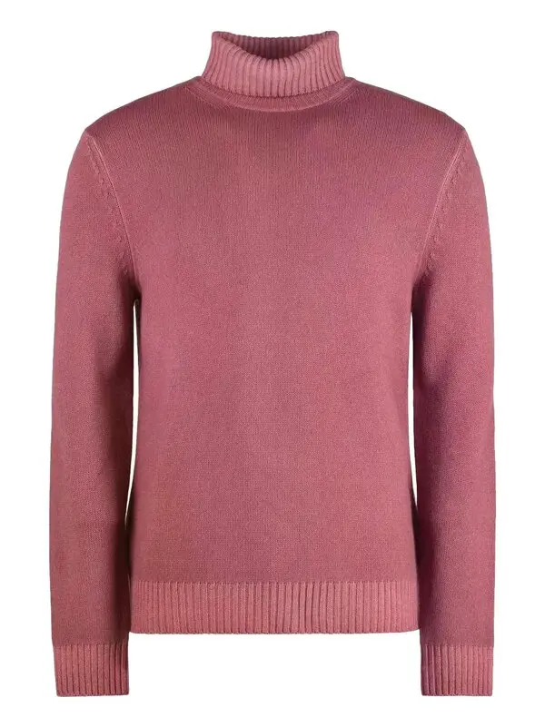 Malo Virgin Wool Sweater - Pink