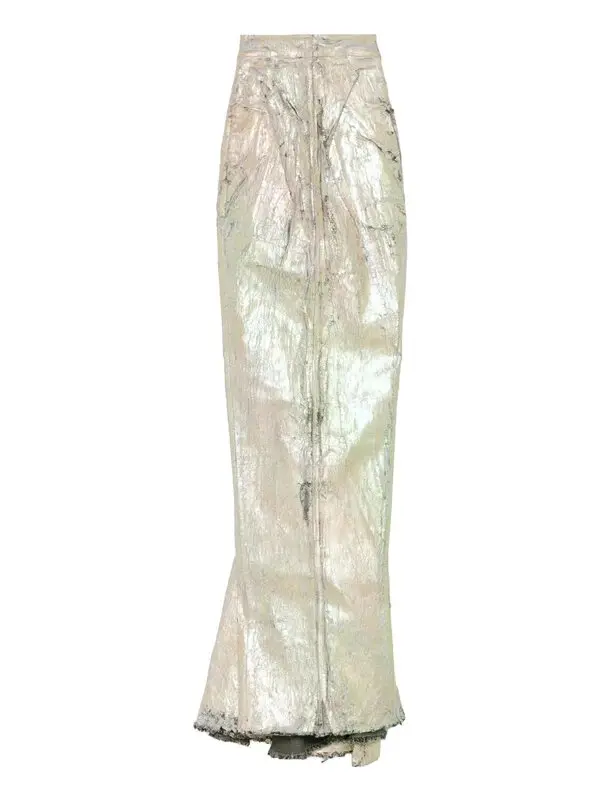 Rick Owens Lido Maxi Skirt - Gold
