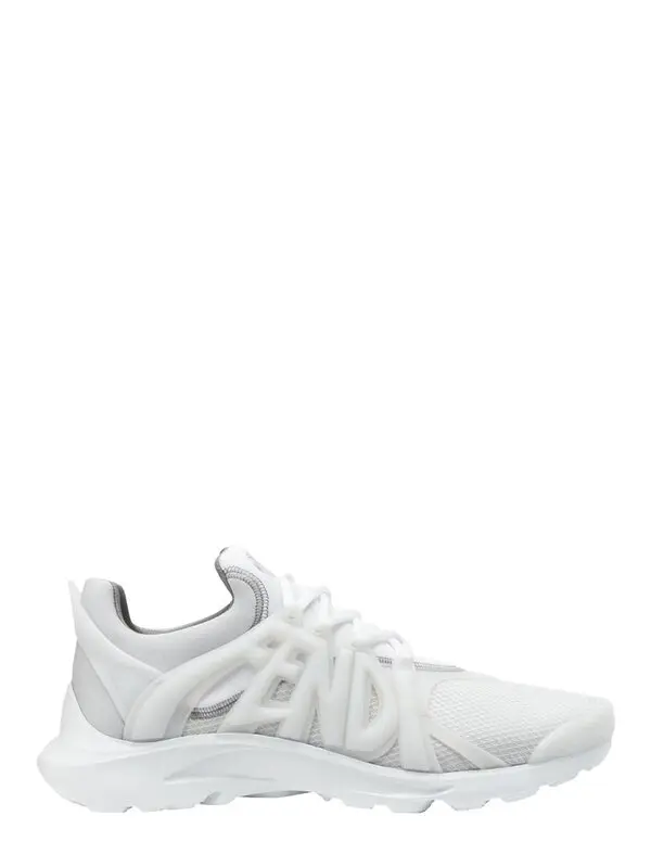 Fendi Tag Sneaker - White