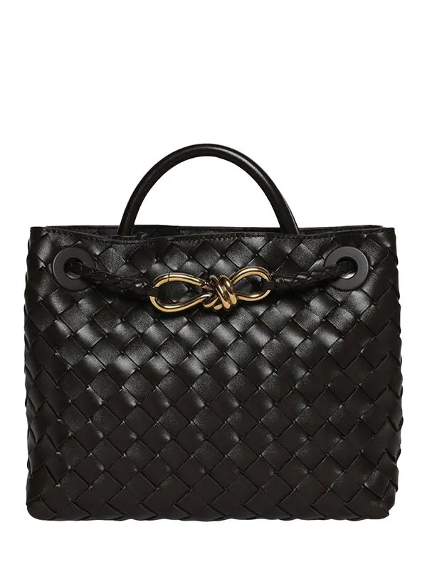 Bottega Veneta Small Andiamo Bag - Black
