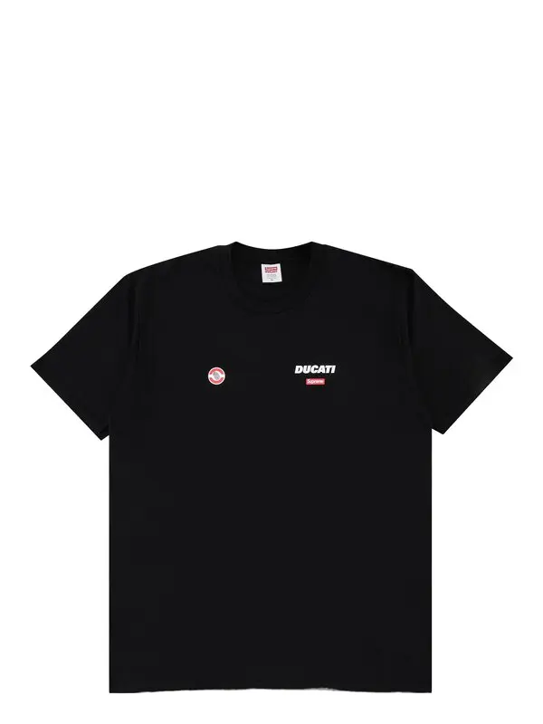 Supreme X Ducati Logos Tee - Black