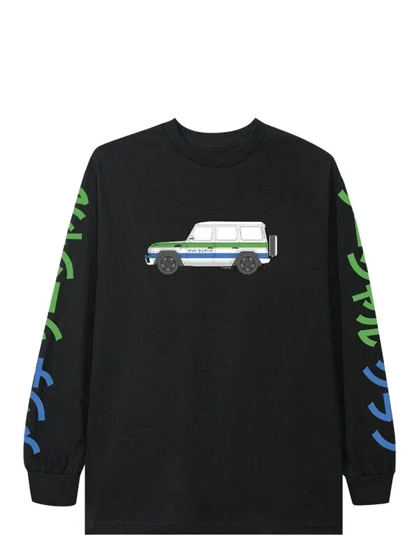 ANTI SOCIAL SOCIAL CLUB Pizza Bun And Tire Long-sleeve - Black