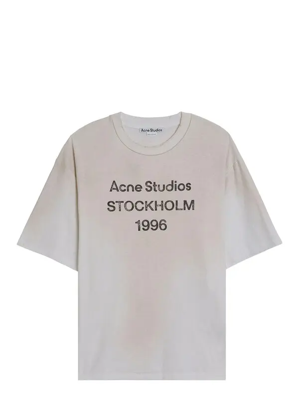 Acne Studios Logo T-shirt - White