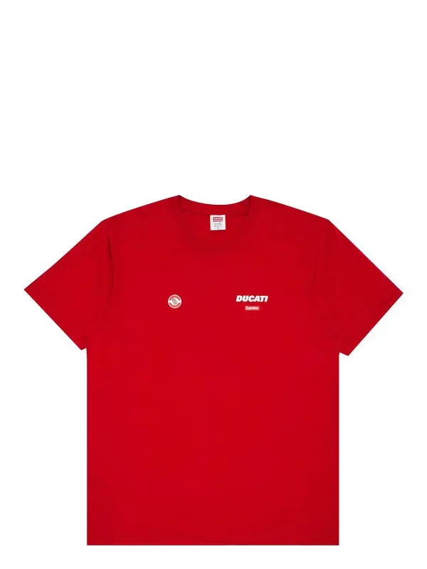 Supreme X Ducati Logos Tee - Red