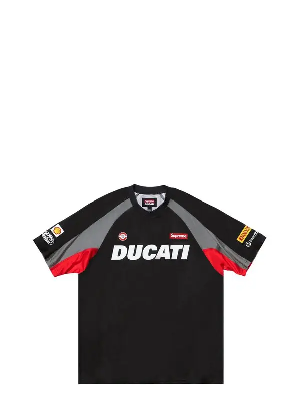 Supreme X Ducati Soccer Jersey - Black