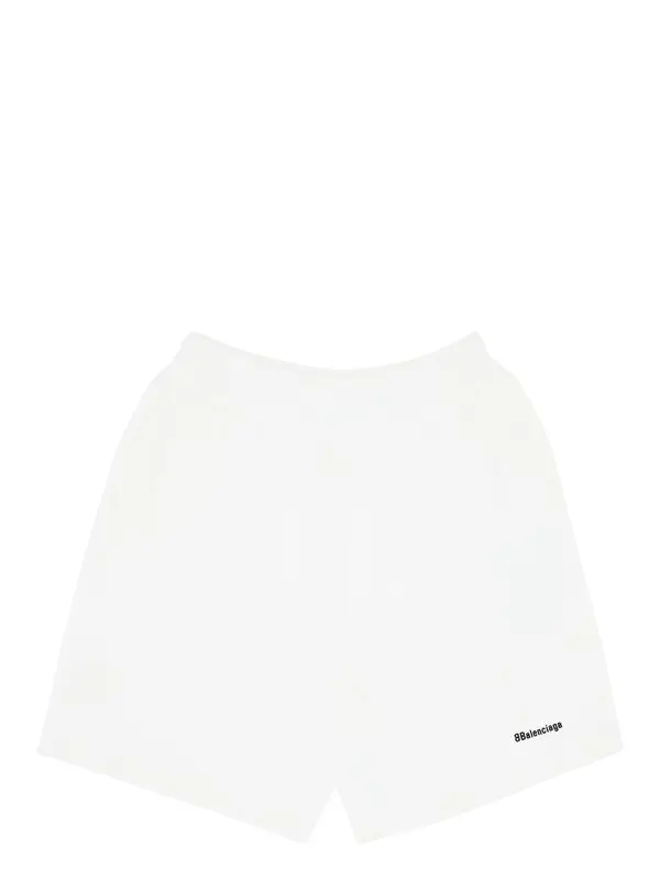 Balenciaga Sweat Shorts - White