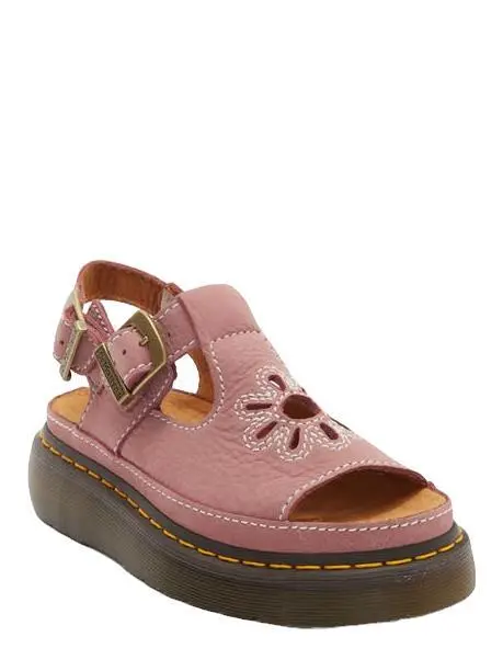 Dr. Martens Dunnet Flower Slingback Sandals - Dusty Rose