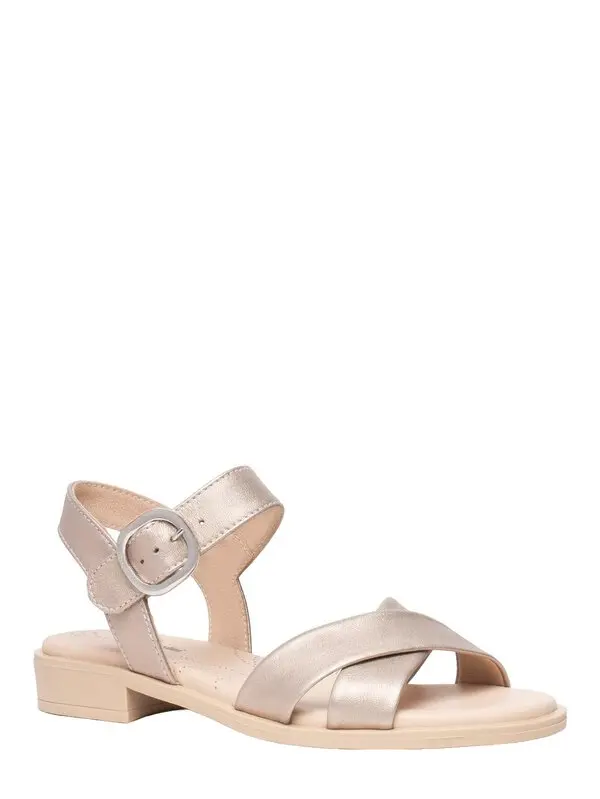 NEROGIARDINI Ankle Strap Sandals - Gold