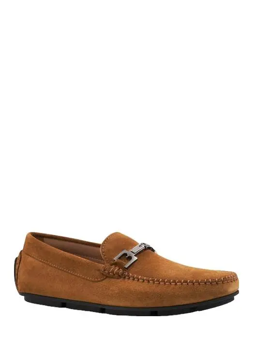 Bruno Magli Taso Bit Driving Loafer - Cognac Suede