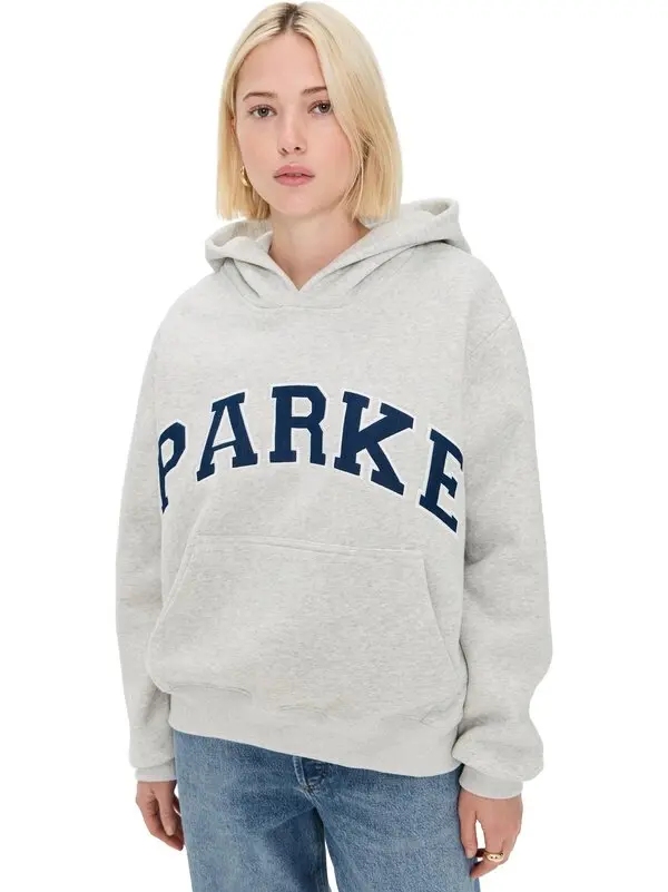 PARKE Varsity Hooded Sweatshirt - Grey