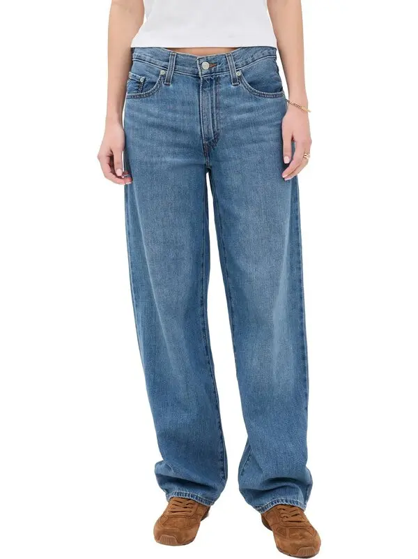 LEVI'S Baggy Dad Jeans - Heavy Check