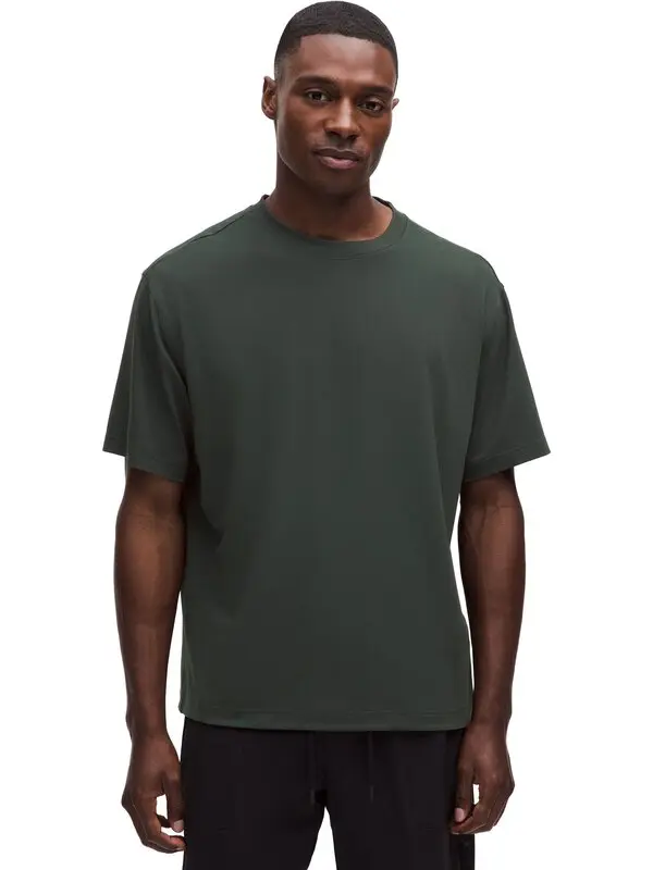 Lululemon Easyset Training Short-sleeve Shirt - Rainforest Green