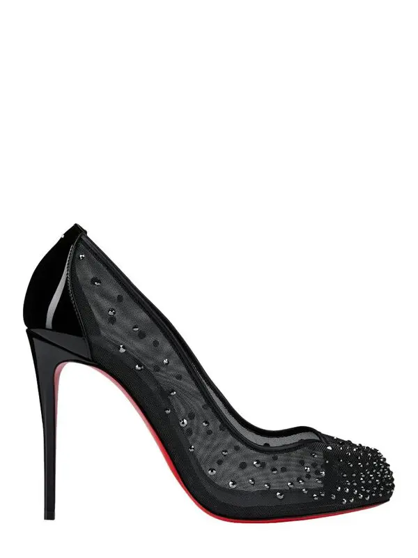CHRISTIAN LOUBOUTIN Bridela Strass Pumps - Black