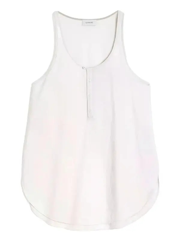 LEMAIRE Bias Cut Tank Top - White