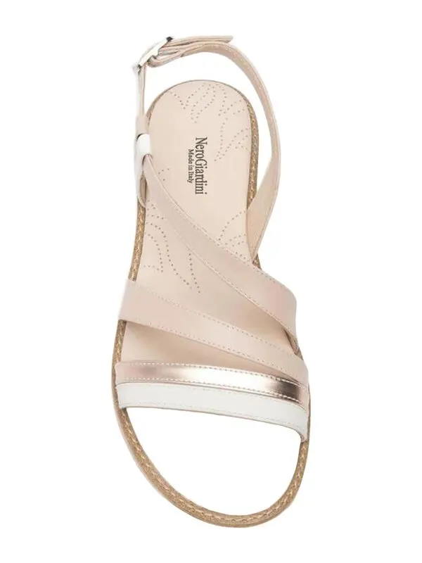 NEROGIARDINI Strappy Stiletto Sandals - Rosa Multi