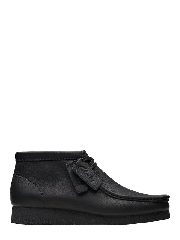 Clarks Wallabee Evo Leather Boot - Black