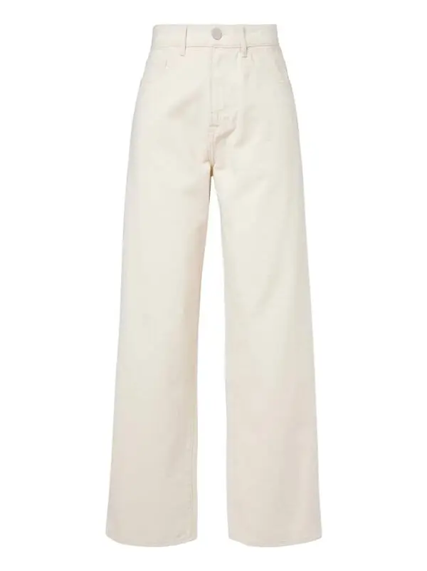 RÓHE High-rise Wide-leg Jeans - Neutrals