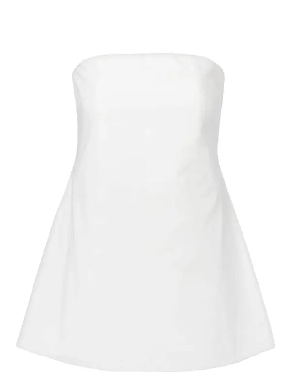 RÓHE Cotton Corset Top - White