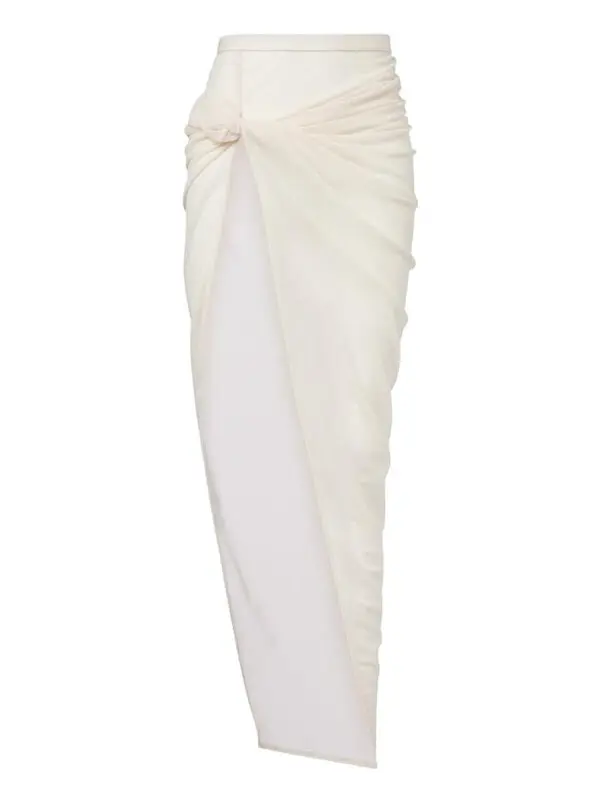 Rick Owens Edfu Maxi Skirt - Grey