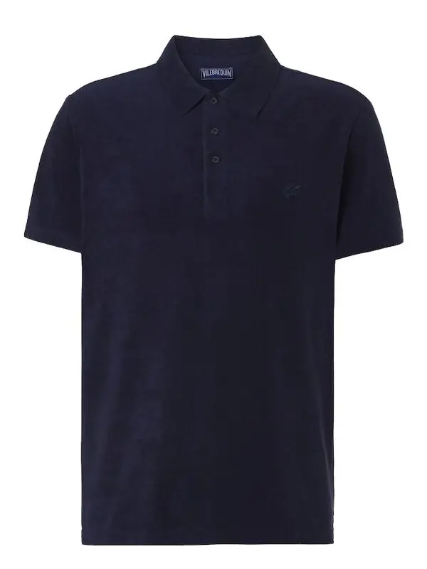 Vilebrequin Cotton-blend Terry Polo Shirt - Blue