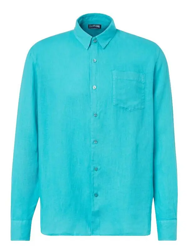 Vilebrequin Linen Shirt - Blue