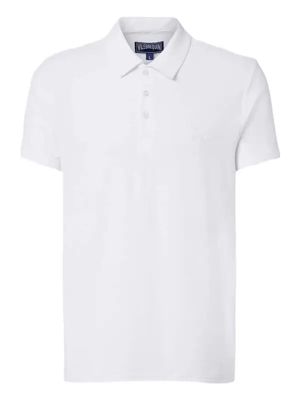 Vilebrequin Cotton-blend Terry Polo Shirt - White