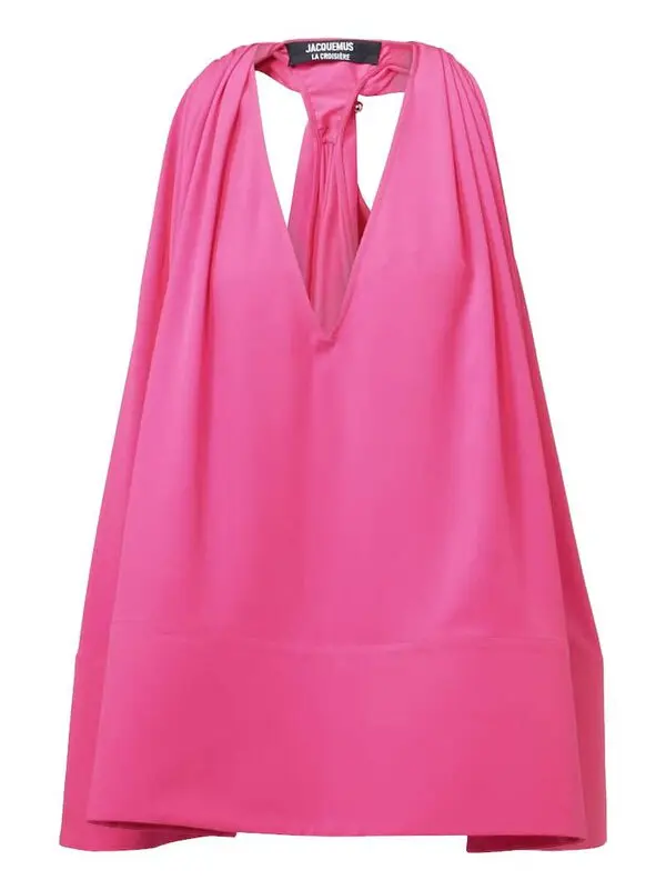 Jacquemus Norma Halterneck Top - Pink