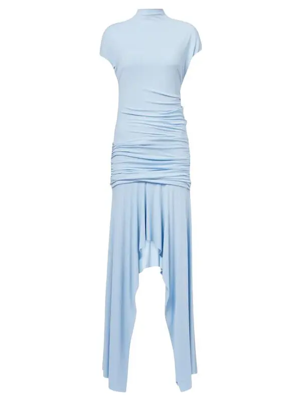 Acne Studios - Acne Studios Asymmetric Gathered Jersey Dress