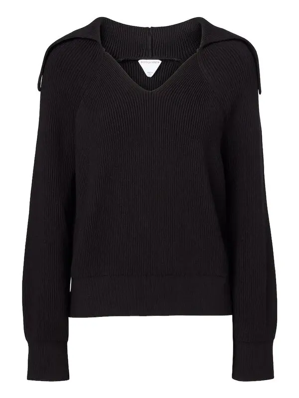 Bottega Veneta Cotton Sweater - Black