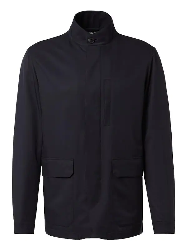 Zegna Motorin 125cc Technical Field Jacket - Blue