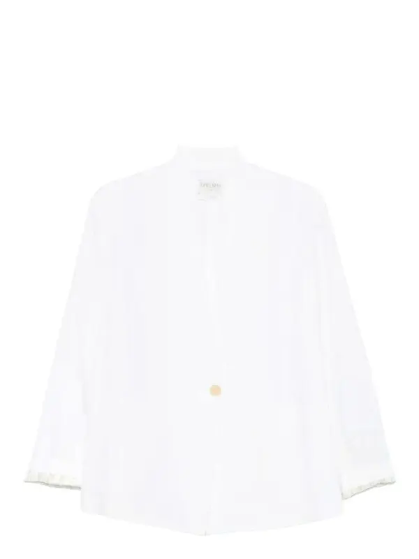 FORTE_FORTE Twill-weave Blazer - White