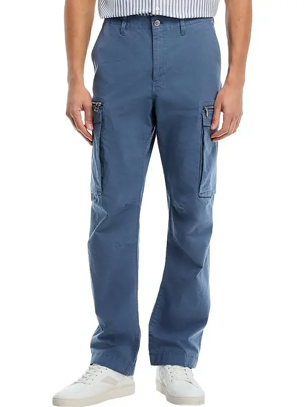 Michael Kors Garment Dyed Cargo Pants - Dark Chambray